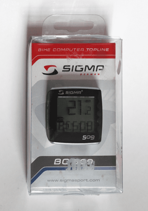 Ciclocomputador Sigma modelo BC 509 com fio – Las Magrelas